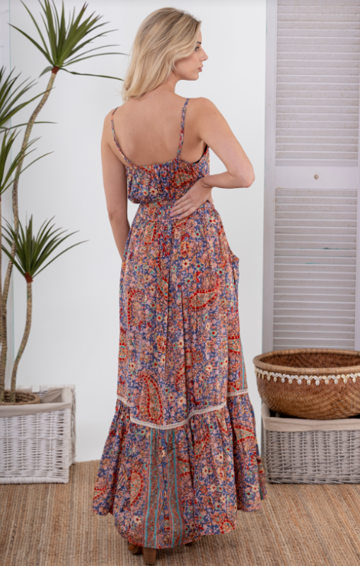 Cienna - Moni Maxi Pocket Dress - LDR-38 - Princess Bazaar