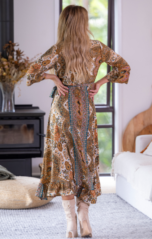 Cienna - Donella Wrap Dress - Princess Bazaar
