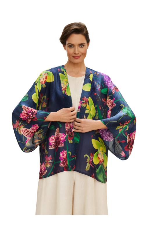 Powder - Exotic Evening Kimono Jacket - Ink - PKJ54 - last one ...
